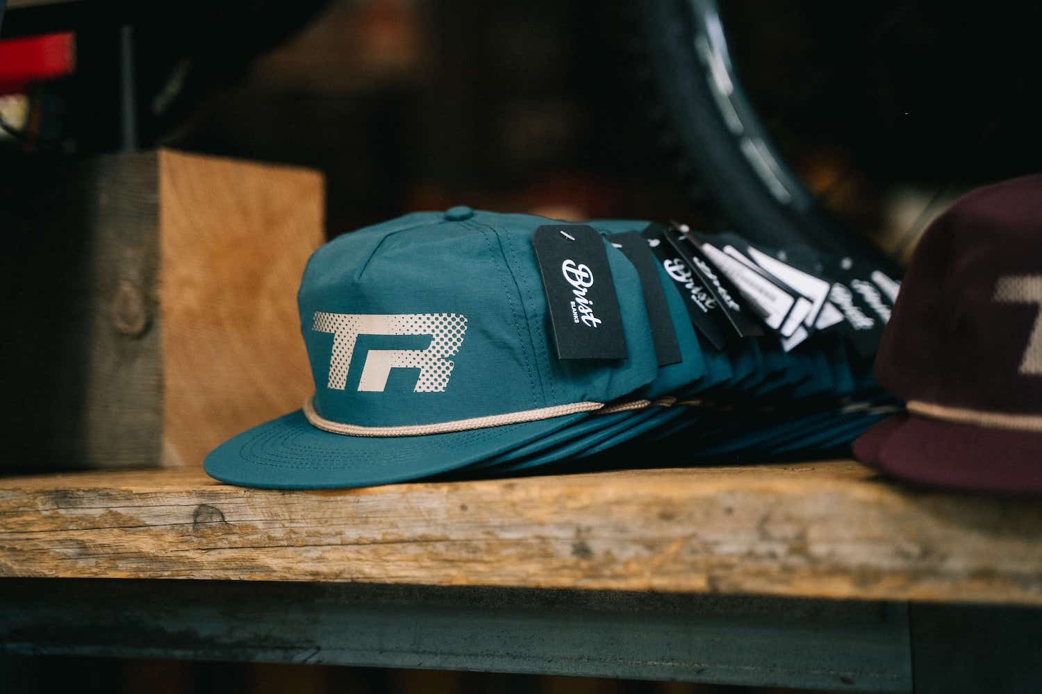 Transition Bikes Cap TR Ridge Mount 5 Panel Cap Blue Spruce & Tan ...